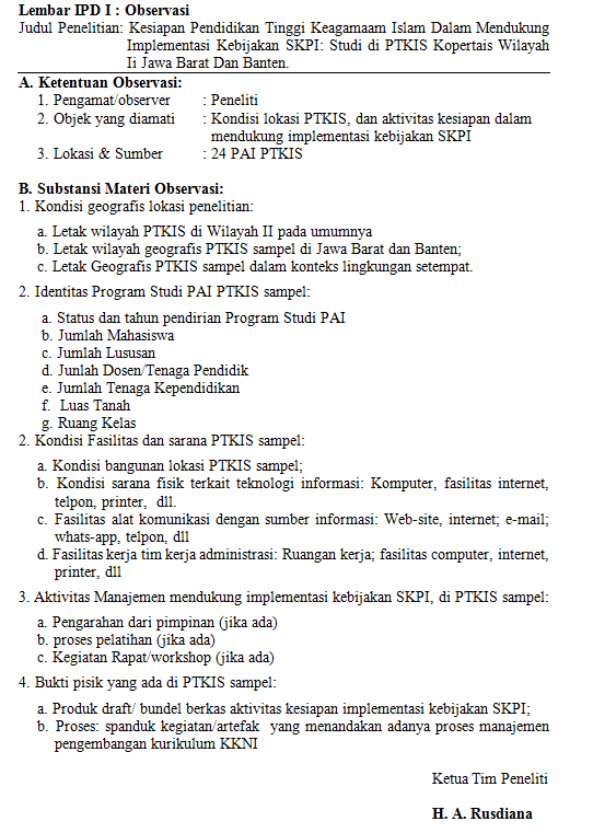Teknik Pengumpulan Data – A. Rusdiana